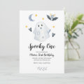 Halloween Ghost Spooky One 1st Birthday Invitation | Zazzle