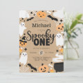 Halloween Ghost Spooky One 1st Birthday Party Invitation | Zazzle