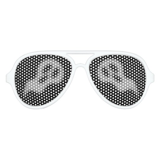 Halloween Ghost Sunglass Aviator Sunglasses | Zazzle.com