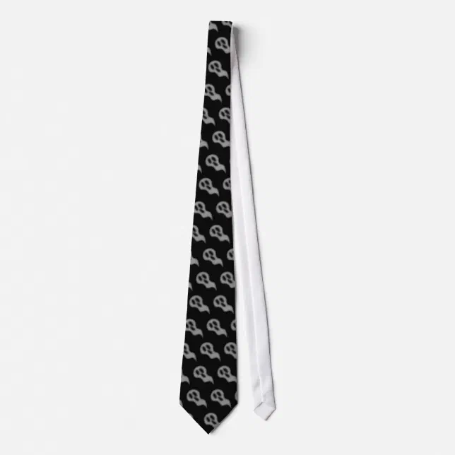 Halloween Ghost Tie | Zazzle