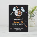Halloween Ghosts Fun Sweet 16 Spooky Party Photo Invitation | Zazzle