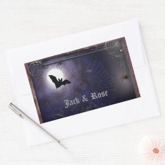 Halloween / Gothic Small Sticker Template | Zazzle