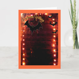 Halloween Greetings Card | Zazzle