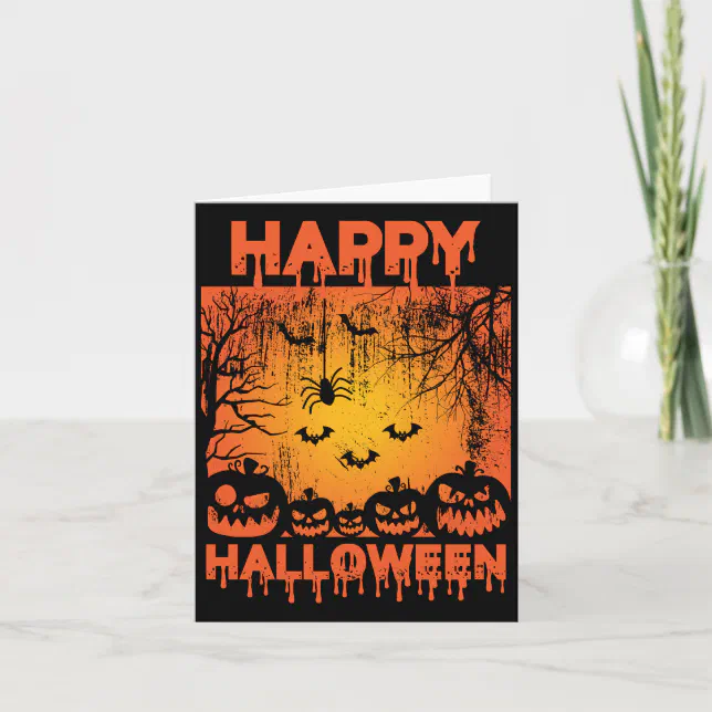 Halloween Greetings Card | Zazzle