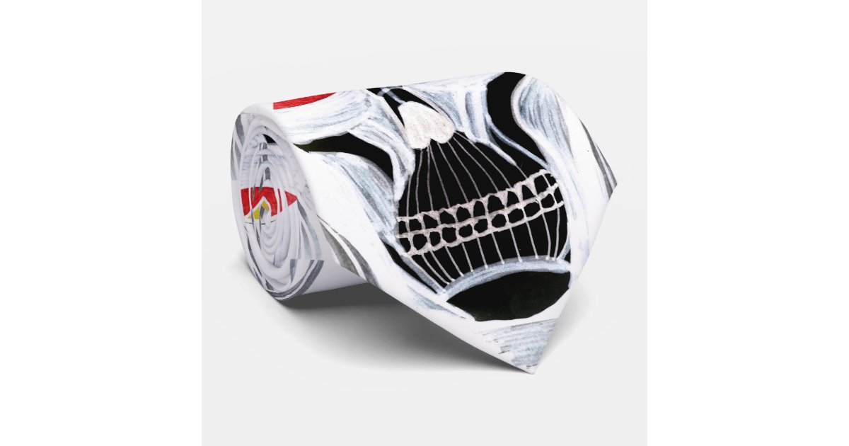 HALLOWEEN GRIM REAPERS GHOST tie | Zazzle