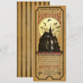 Halloween Haunted House Ticket Invitation | Zazzle