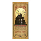 Halloween Vintage Haunted House Ticket Invitation | Zazzle.com