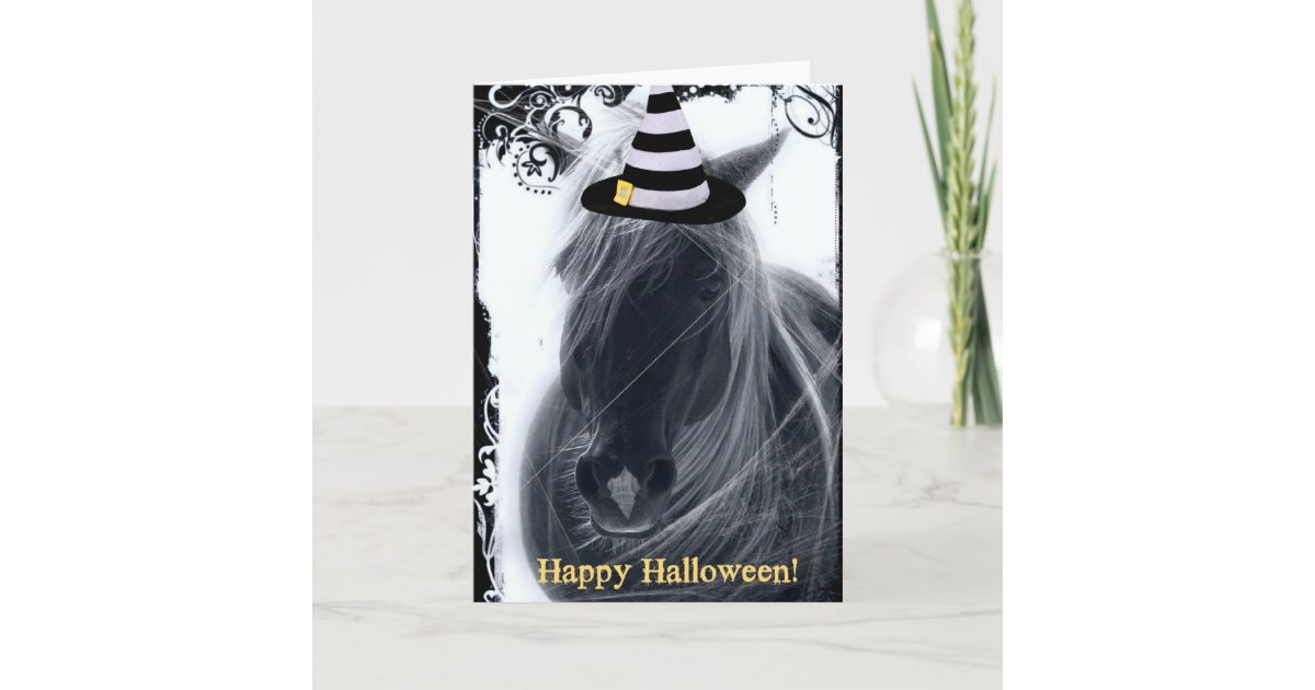 Halloween Horse Card | Zazzle