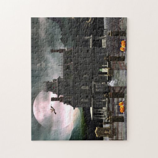 Halloween House 2 Puzzle | Zazzle