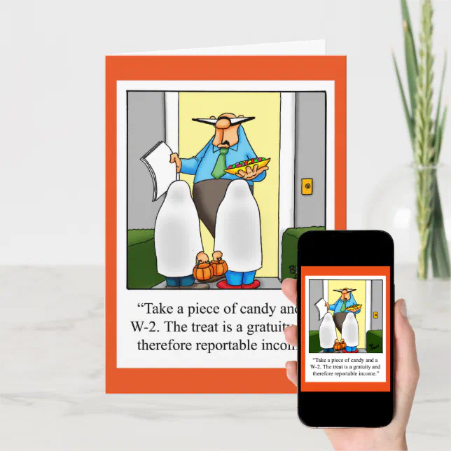 Halloween Humor Greeting Card For Halloween | Zazzle