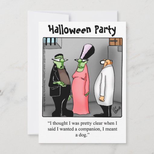 Halloween Humor Party Invitations "Spectickles" | Zazzle