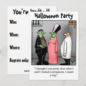 Halloween Humor Party Invitations "Spectickles" | Zazzle