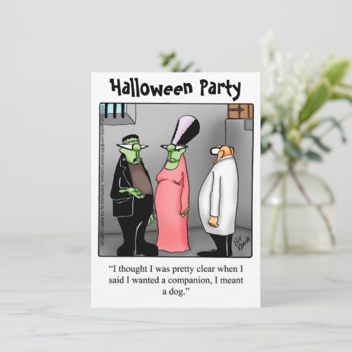 Halloween Humor Party Invitations "Spectickles" | Zazzle