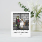Halloween Humor Postcard | Zazzle