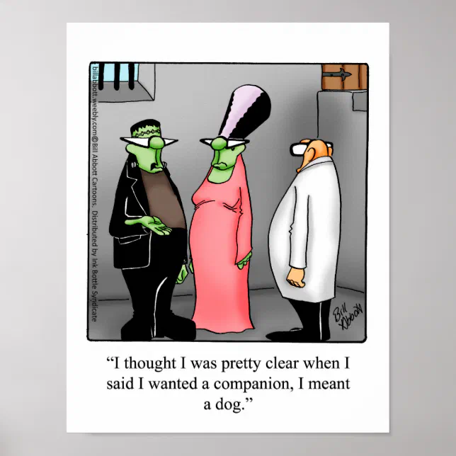 Halloween Humor Poster Art | Zazzle