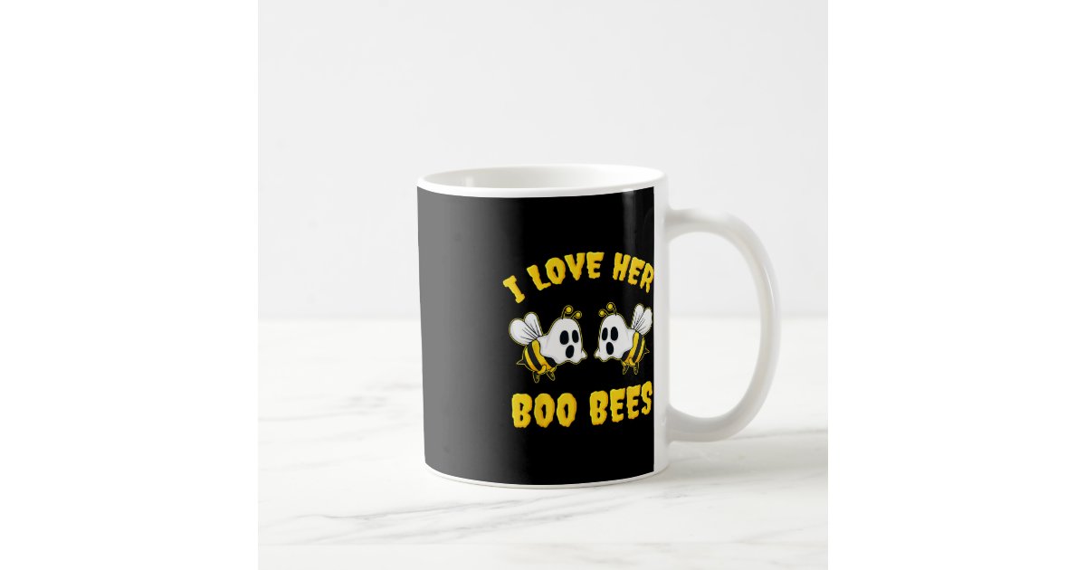 Halloween I Love Her Boo Bees Fun Coffee Mug | Zazzle