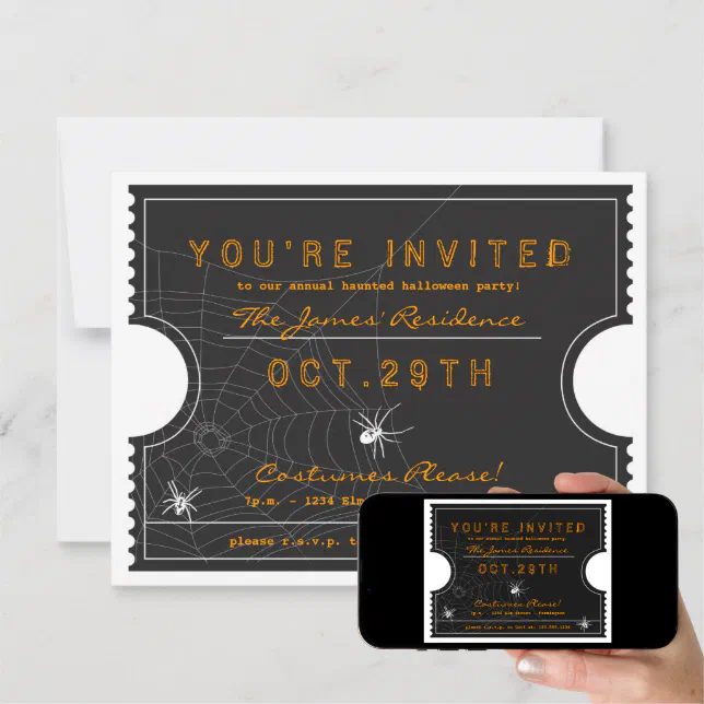 Halloween Invitation | Zazzle