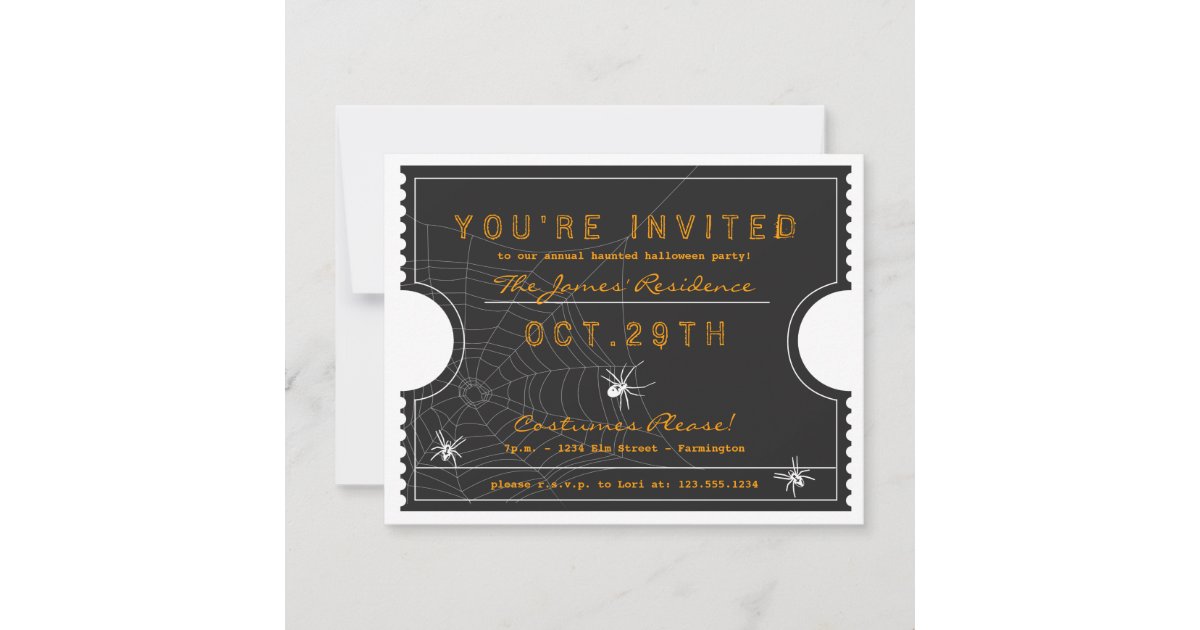 Halloween Invitation | Zazzle