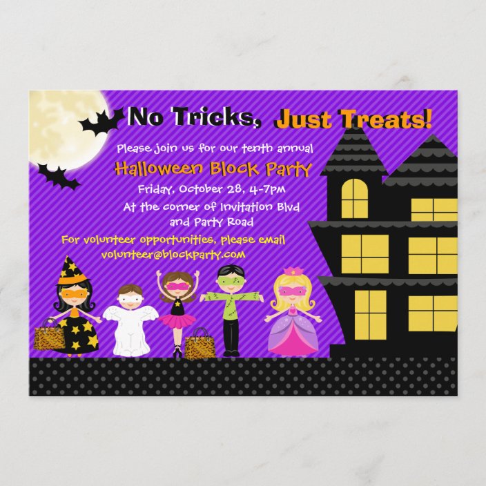 Halloween Kids Halloween Costume Party Invite | Zazzle.com