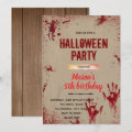 Halloween killer party invitation | Zazzle