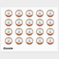 Halloween Lace Spider favor stickers labels | Zazzle