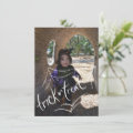 Halloween Lettering Spider Photo Card | Zazzle