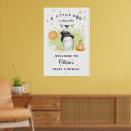 Halloween Little Boo Baby Shower Welcome Sign | Zazzle