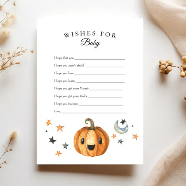 Halloween Little Boo is Due Wishes for Baby Invitation | Zazzle