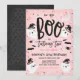 Halloween Little Boo Pink Ghost 2nd Birthday Party Invitation | Zazzle