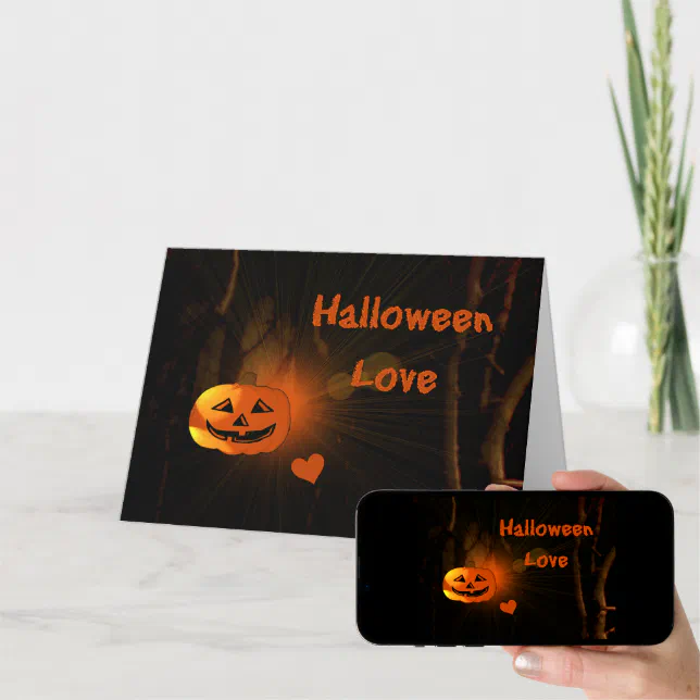 Halloween Love Card | Zazzle