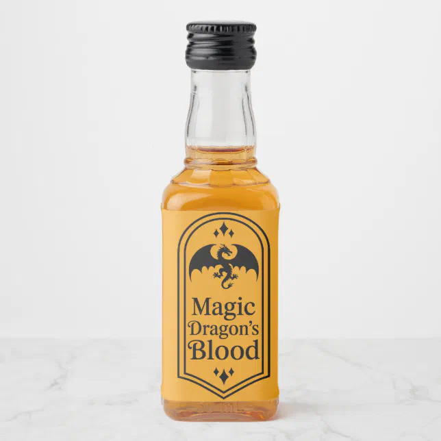 Halloween Magic Dragon Blood Apothecary labels | Zazzle