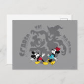 Halloween Mickey and Minnie - Scared Ya! Postcard | Zazzle
