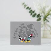 Halloween Mickey and Minnie - Scared Ya! Postcard | Zazzle
