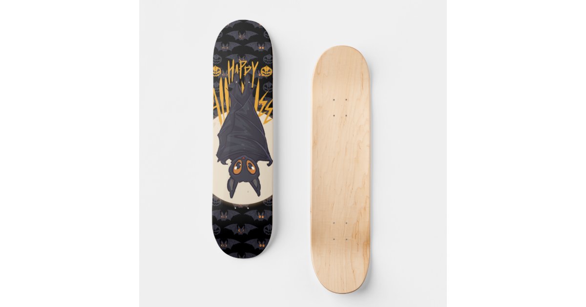 Halloween Monster Bat Skateboard | Zazzle