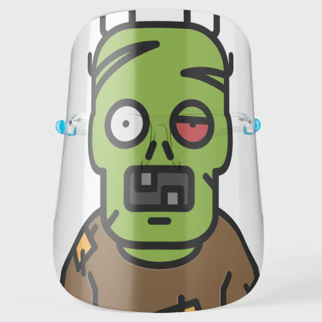 Halloween monster Face Shield for kids | Zazzle