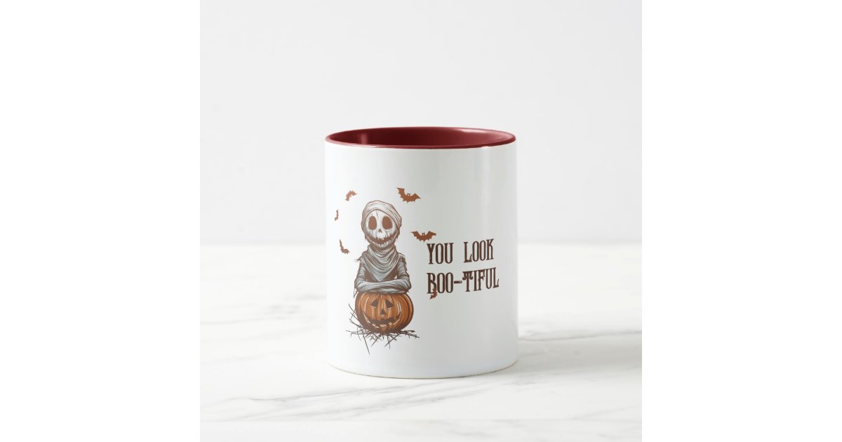 Halloween Mummy and Bats Mug | Zazzle