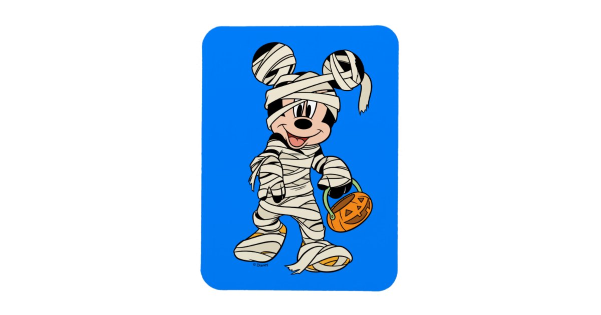 Halloween Mummy Mickey Mouse Magnet | Zazzle