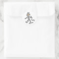 Halloween Mummy Stick Figure Sticker | Zazzle