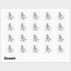 Halloween Mummy Stick Figure Sticker | Zazzle