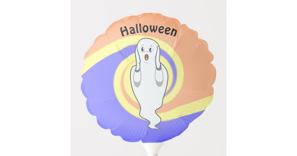 Halloween Munchy Ghost Balloon | Zazzle