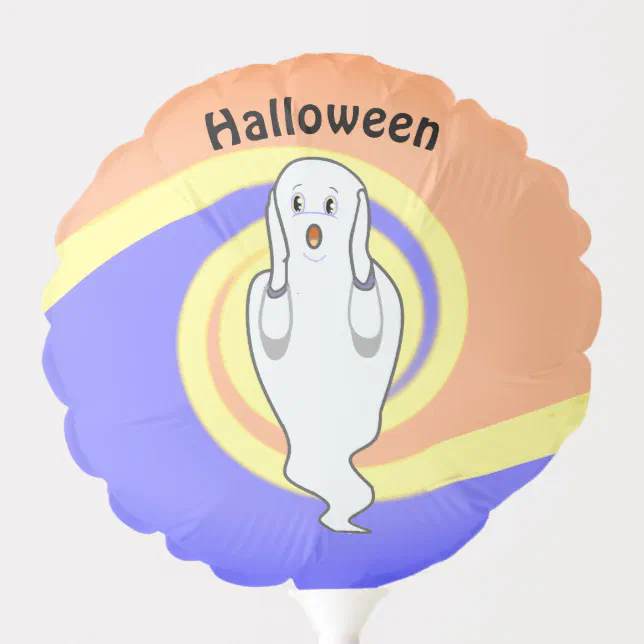 Halloween Munchy Ghost Balloon | Zazzle