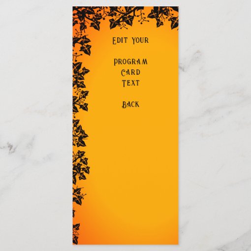 Halloween Night , Happy Halloween! Program | Zazzle