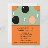 Halloween October Birthday Invitation | Zazzle