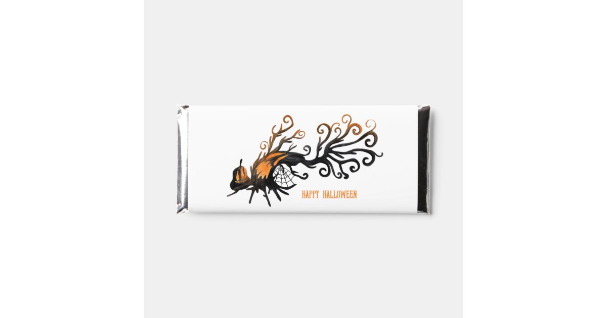 Halloween/October/Fall/pumpkin tree Hershey Bar Favors | Zazzle