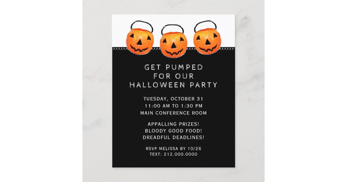 Halloween Office Party Flyer | Zazzle