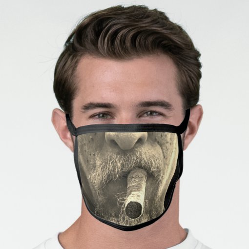 Halloween OLD MAN BEARD CIGAR MASK | Zazzle
