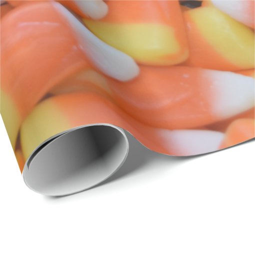 Halloween or Thanksgiving Candy Corn Fall season Wrapping Paper | Zazzle