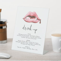 Halloween Party Bar Menu Sign Template | Zazzle