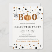 Halloween Party Boo Invitation | Zazzle