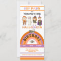 Halloween Party Costume VIP pass ticket Invitation | Zazzle